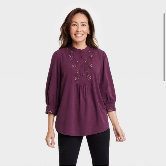 Knox Rose | Tops | Nwt Knox Rose Top With Embroidery | Poshmark